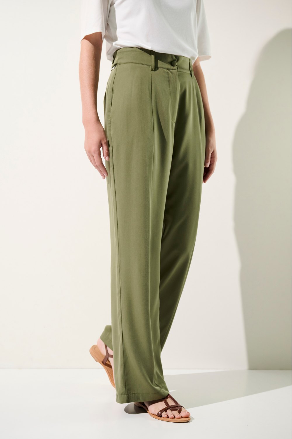 Women's Green UV Pants, Antibes, UPF 50+– Ker Sun USA