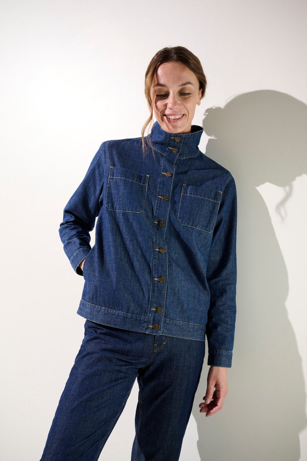 Women's UV Denim Jacket, Saint-Malo, UPF 50+– Ker Sun
