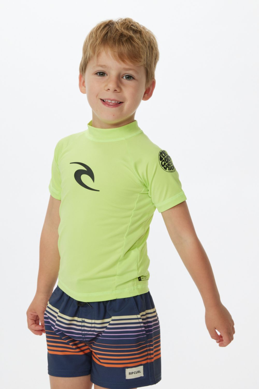 Tee-shirt de bain Anti UV manche courte Garçon - BRAND WAVE - Rip Curl ...
