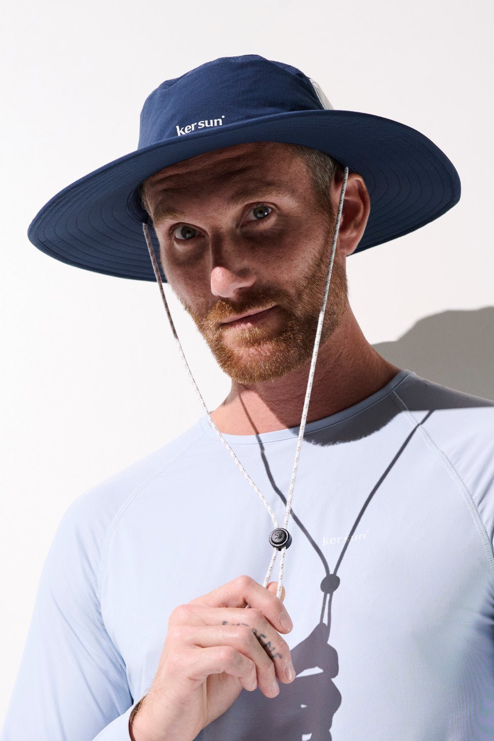Men's UV Sun Hat, Oasis, Blue, UPF 50+– Ker Sun USA