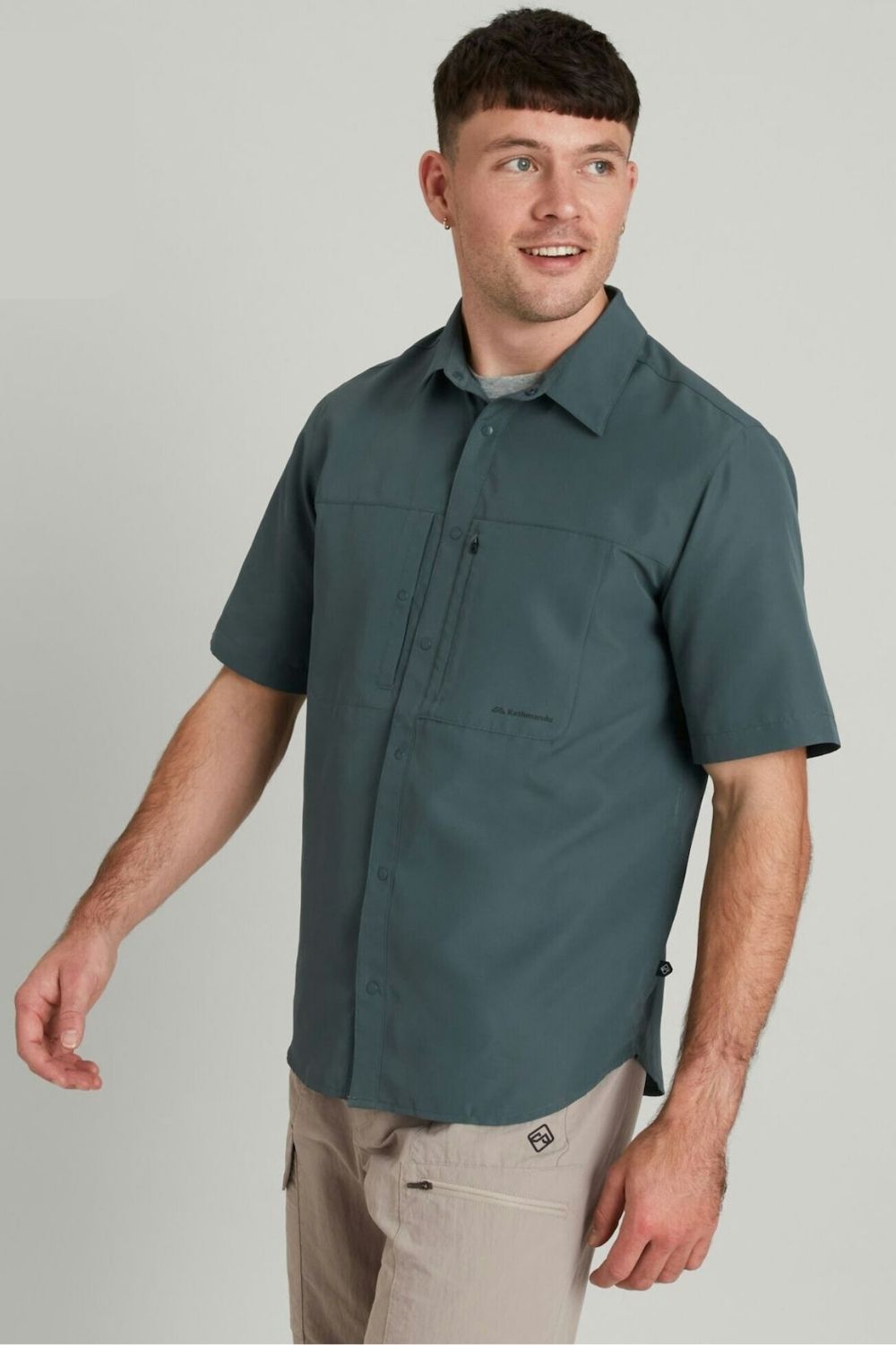 Chemise anti-UV à manches courtes homme - SUN Scout UPF - Kathmandu ...