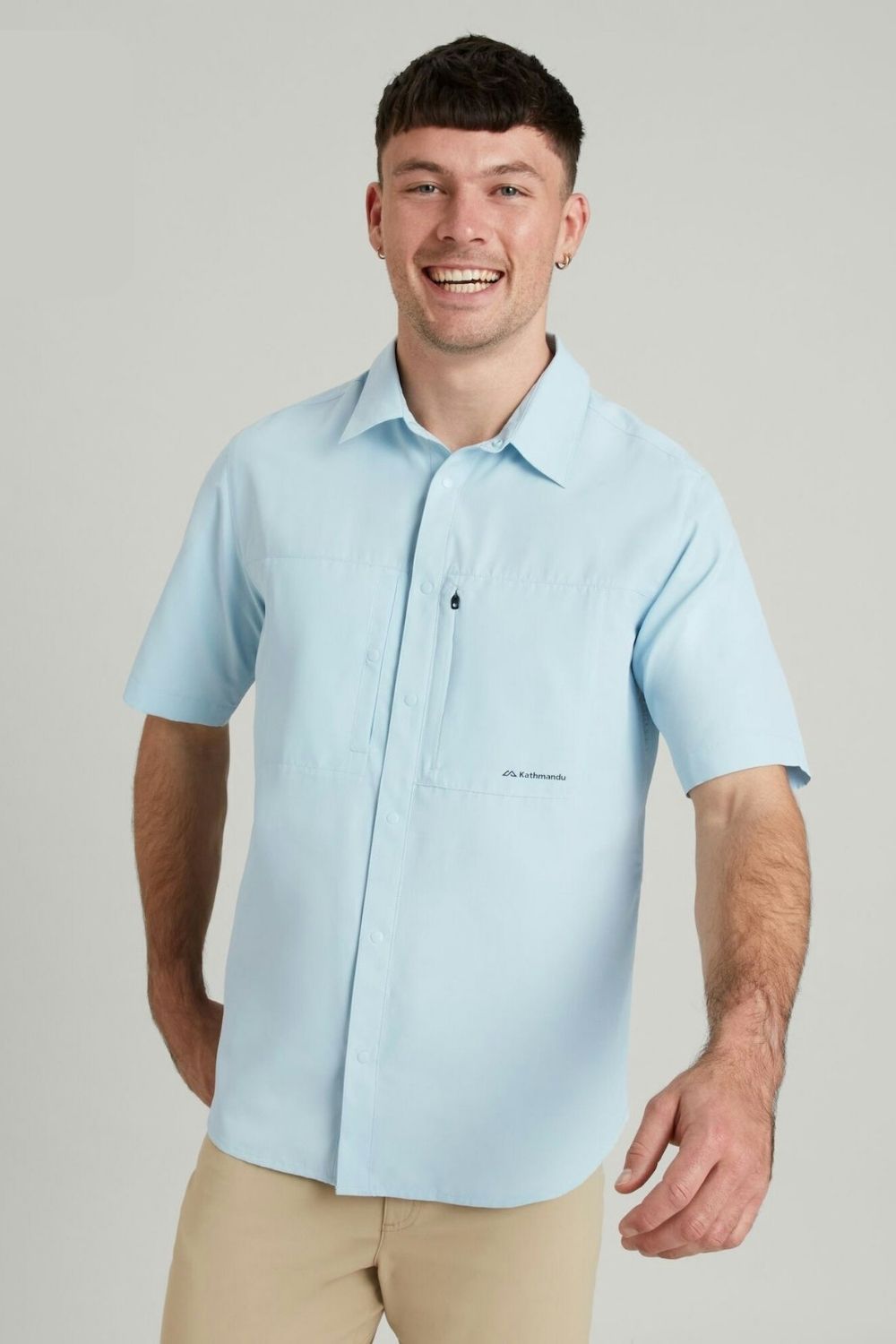 Chemise anti-UV à manches courtes homme - SUN Scout UPF - Kathmandu ...